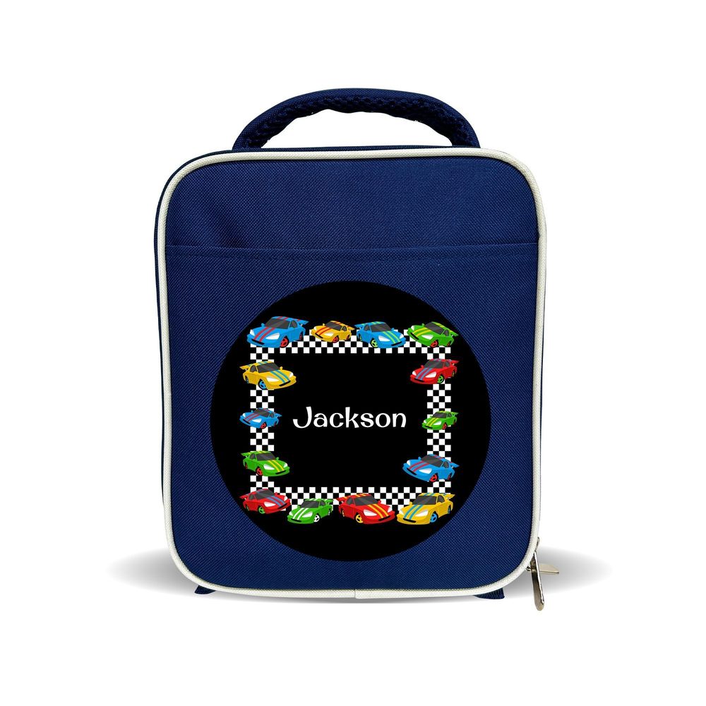 Race Cars Lunch Bag – Officeworks Photos