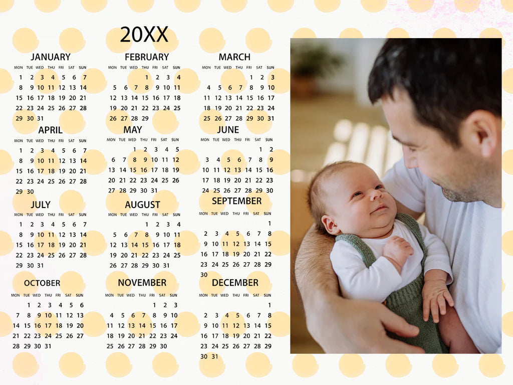 6x8" Sticky Calendar – Officeworks Photos