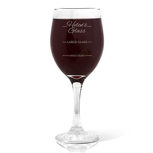Personalised Engraved Wine Glasses - Officeworks Photos