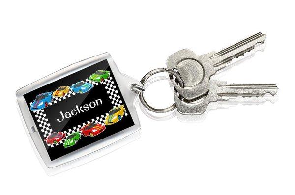 Race Cars Keyring – Officeworks Photos