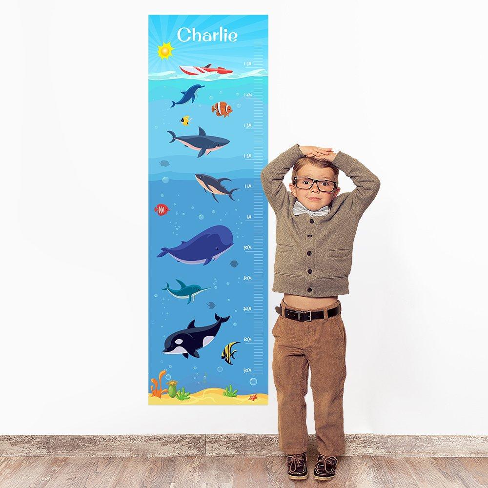 Ocean Wall Decal Height Chart – Officeworks Photos