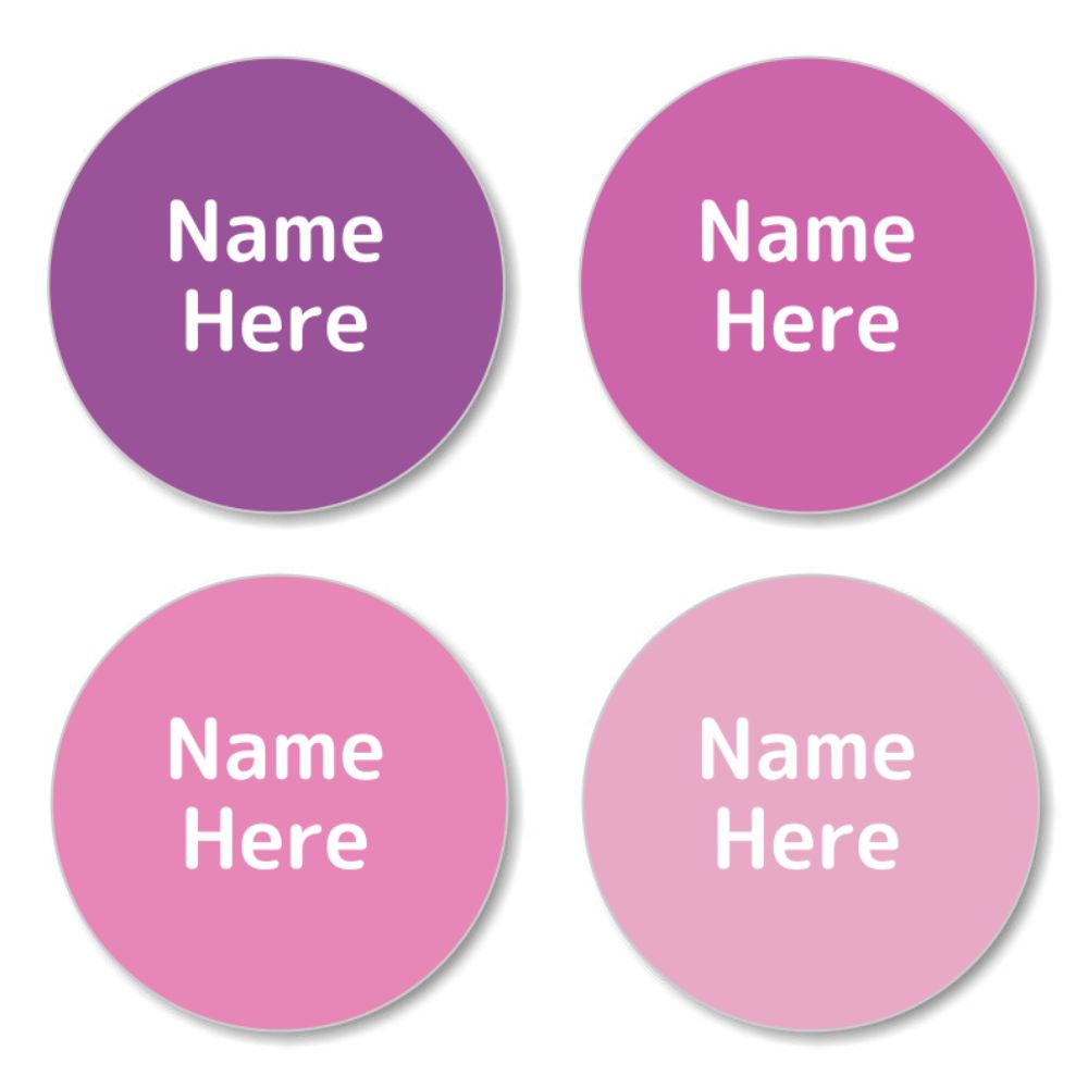 Round Name Labels – Officeworks Photos