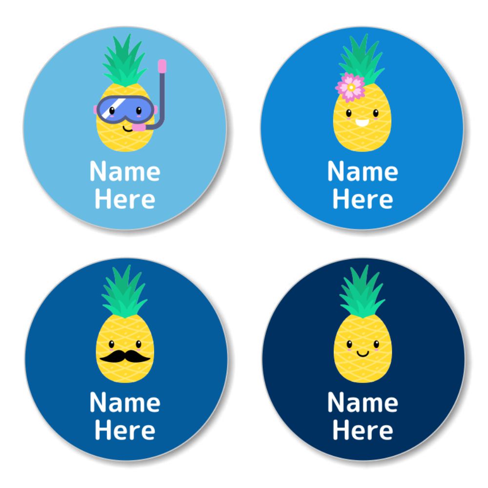 Round Name Labels – Officeworks Photos