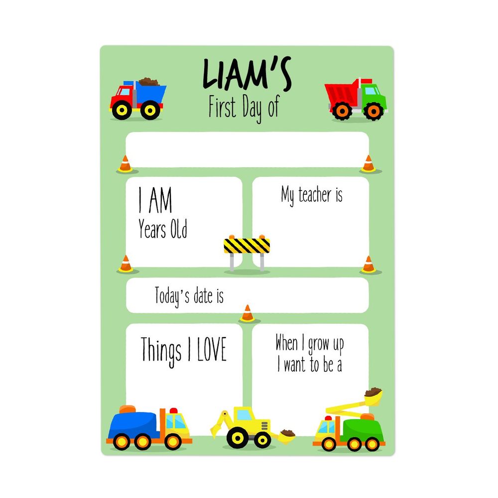 First Day Sign – Officeworks Photos